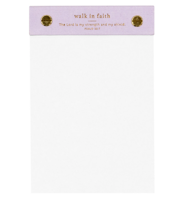 Walk In Faith Notepad - The Silver Suitcase