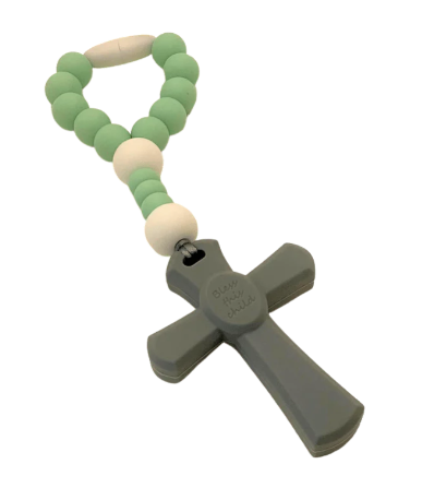 Teething Decade Rosary - The Silver Suitcase