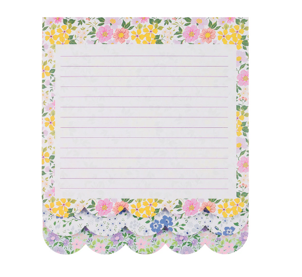 Layered Notepad, Floral - The Silver Suitcase