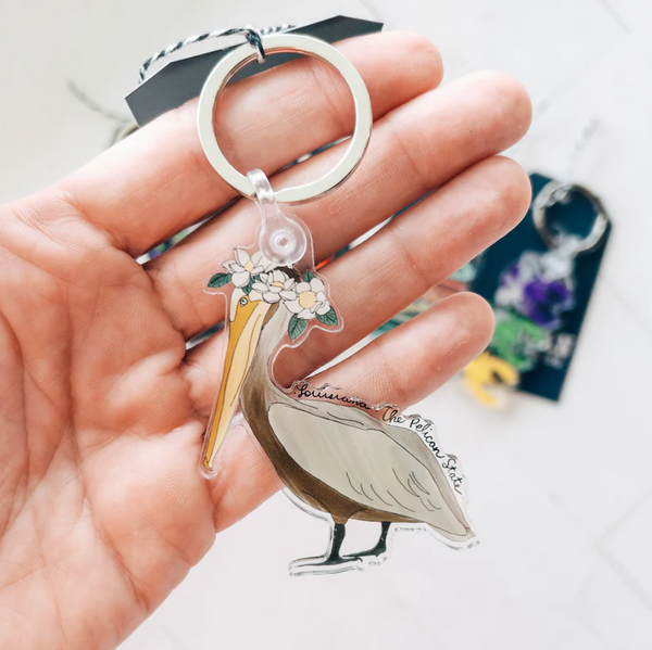 Pelican Keychain - The Silver Suitcase