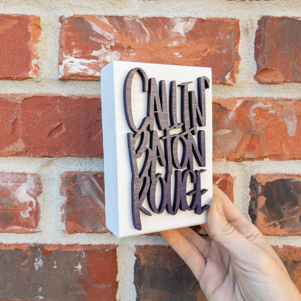 Geaux Team Blocks - The Silver Suitcase