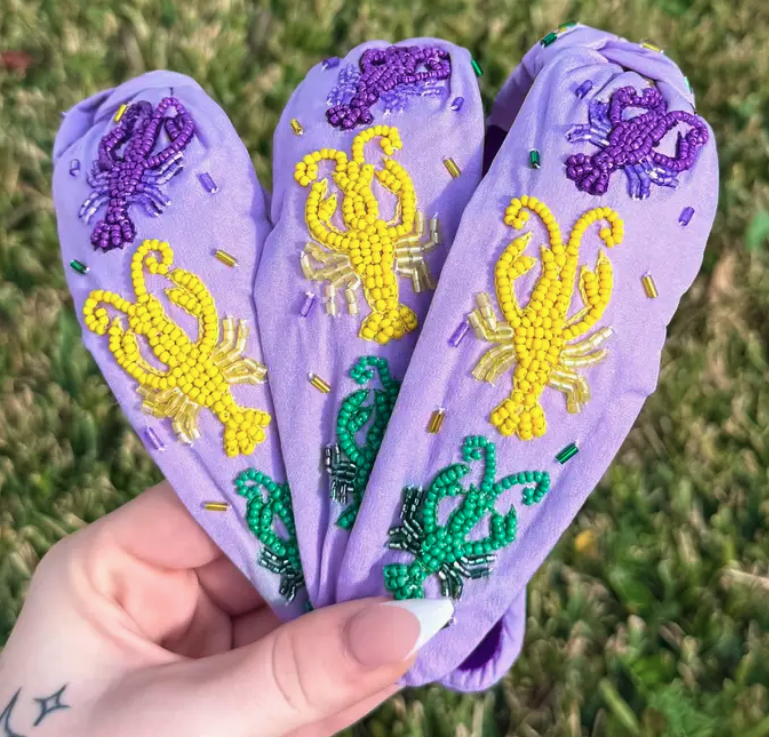 Mardi Gras Mix Headband - The Silver Suitcase