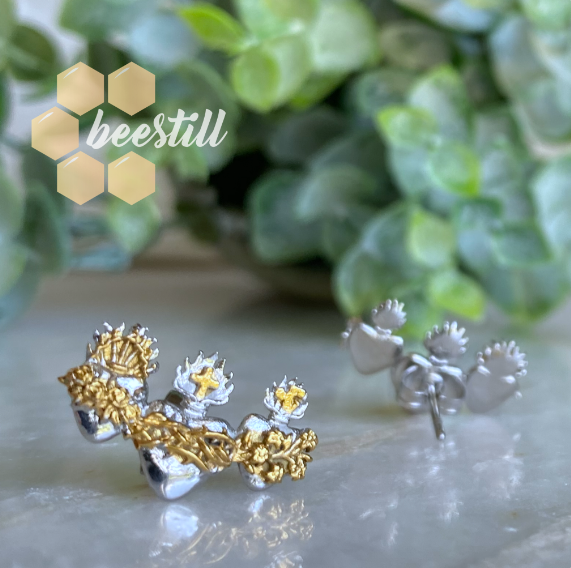 Hearts of the Holy Family Earrings - The Silver Suitcase