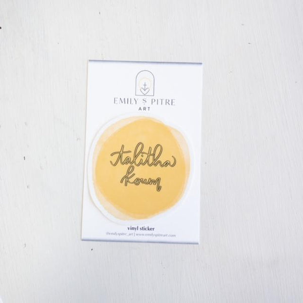 Talitha Koum Sticker - The Silver Suitcase